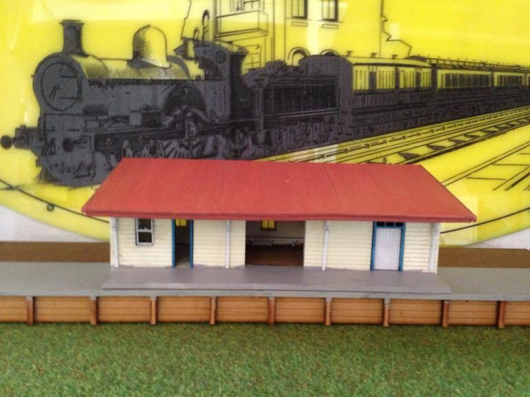 Ho scale building NSWGR A-3 Station Skillion Roof. - Walker Models