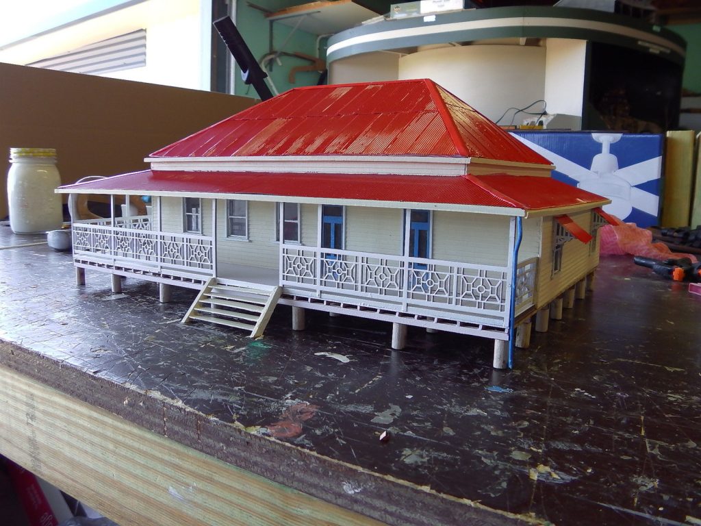 O scale Country Homestead (also suit diorama for model scale cars) KIT ...