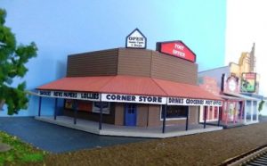 Ho Scale Corner store/Post office - Walker Models